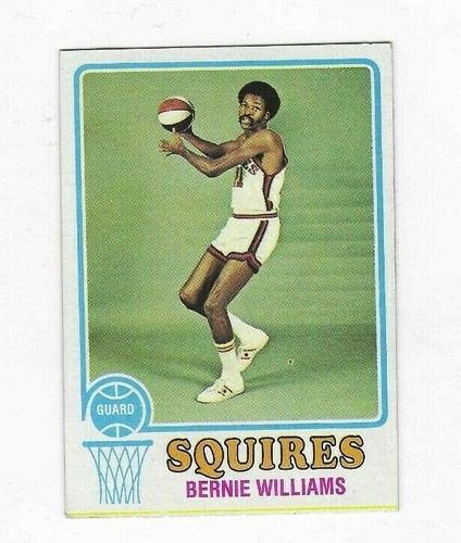 1973-74 TOPPS BERNIE WILLIAMS #257 VIRGINIA SQUIRES | eBay