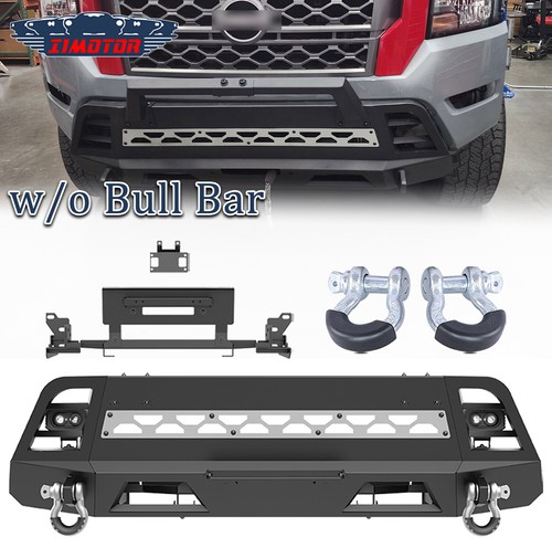 Front Bumper For 2022-2024 Nissan Frontier w/Hidden Winch Mounting ...