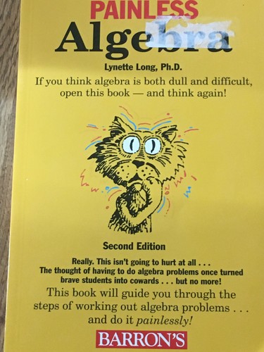 Barron's Painless Algebra | eBay