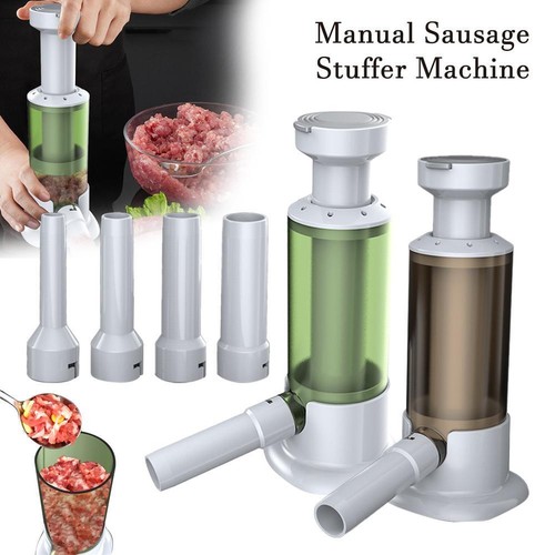 Manual Sausage Stuffer Machine with 4 Stuffing Tubes Manual χ Operation ...