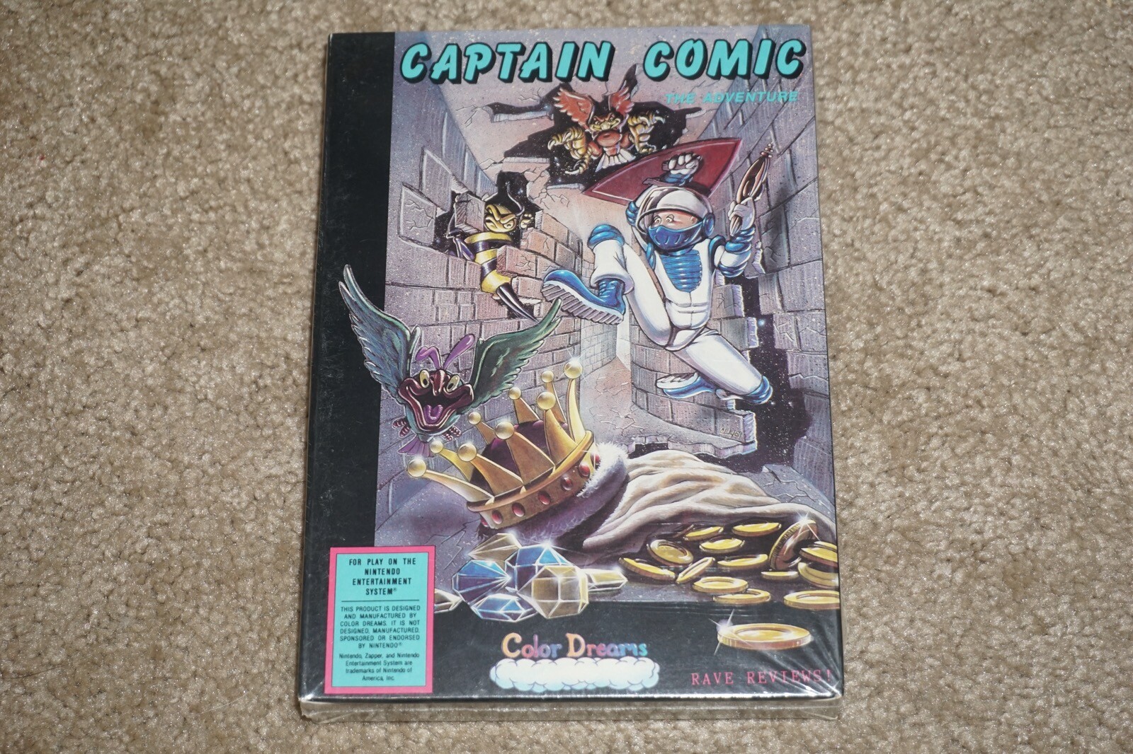Captain Comic: The Adventure [Blue] Value - GoCollect (nintendo-nes ...