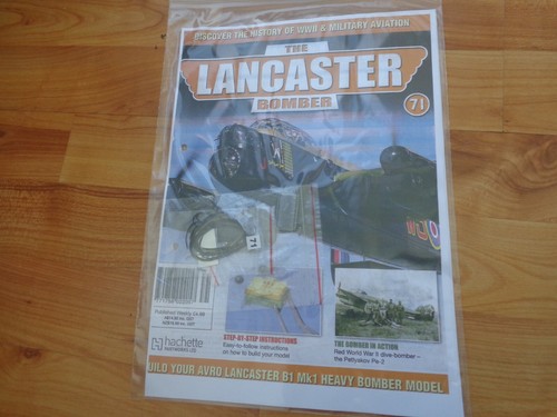 1/32 HACHETTE BUILD YOUR OWN THE LANCASTER BOMBER MODEL PLANE ISSUE 71 ...