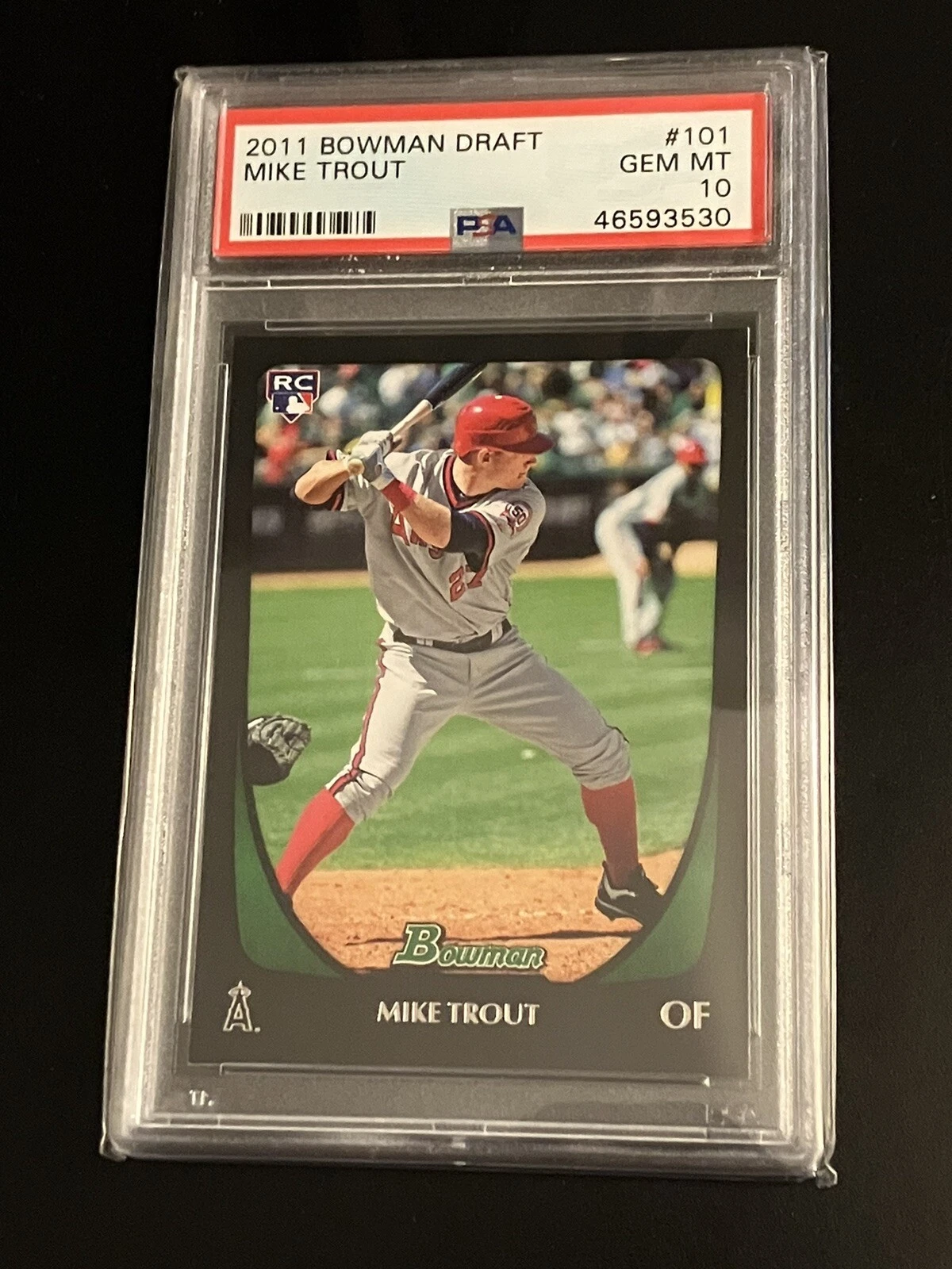 Mike Trout 2011 Bowman Draft #101 Base Price Guide - Sports Card Investor