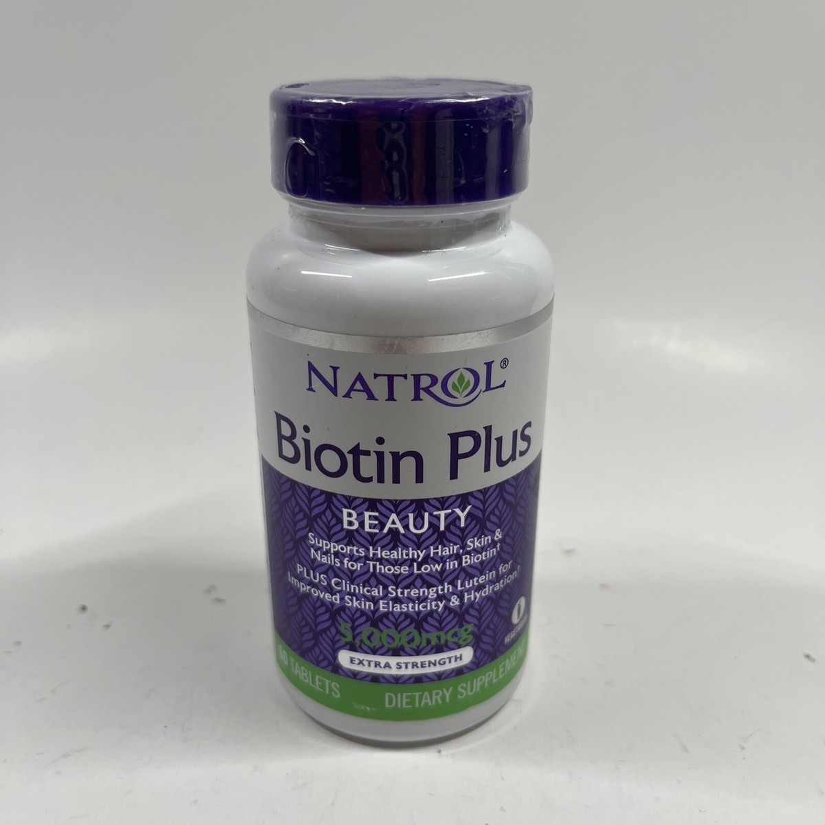 Natrol Biotin Plus 5000mcg Extra Strength Tablets 60 Ct