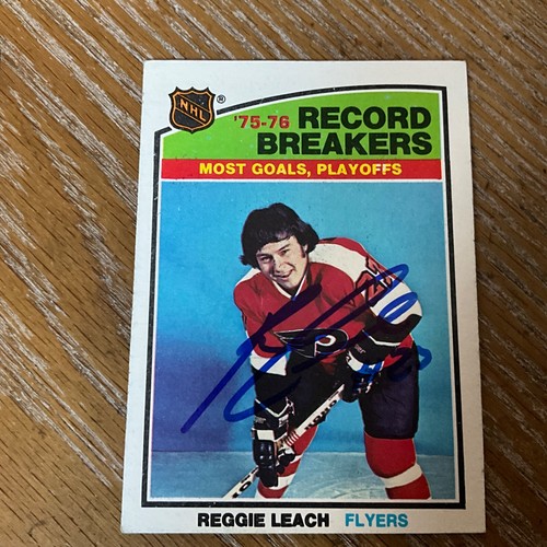 Autographed 1976-77 Topps REGGIE LEACH. RB TOUGH AUTO. #L-1 | eBay
