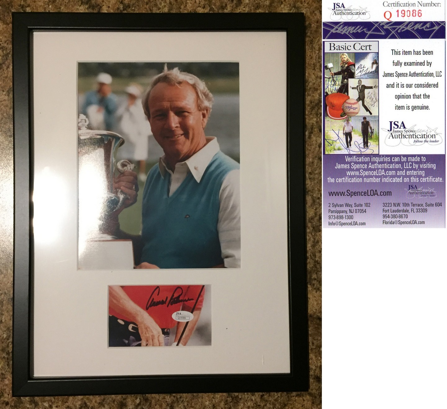Arnold Palmer Golf Memorabilia & Signed Golf Collectibles