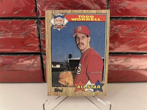 1987 MLB Topps Todd Worrell #605 NL All-Star Card - From Sealed Set | eBay