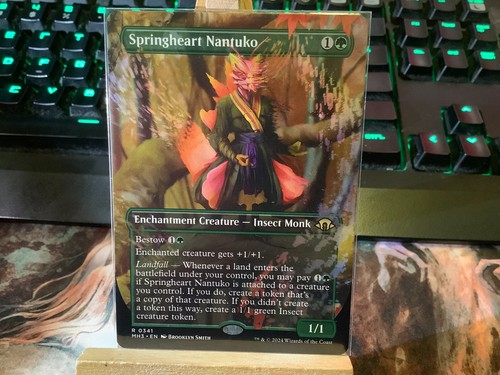 MTG - Magic the Gathering Card - Borderless Springheart Nantuko - MH3 ...