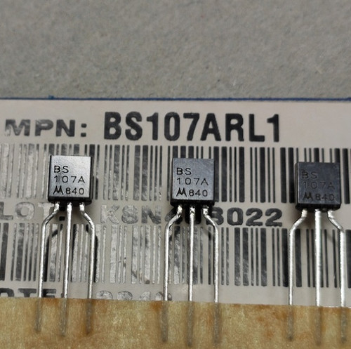 1PCS MOSFET MOTOROLA/ON TO-92 BS107A BS107ARL1 BS107AG BS107ARL1G ...