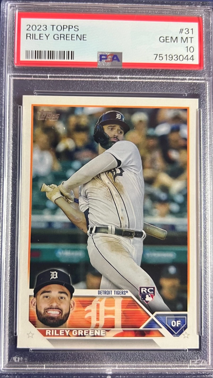 Riley Greene 2023 Topps #31 Base Price Guide - Sports Card Investor