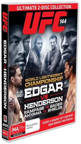 UFC: 144 Edgar vs Henderson (2 Discs) - DVD New | eBay