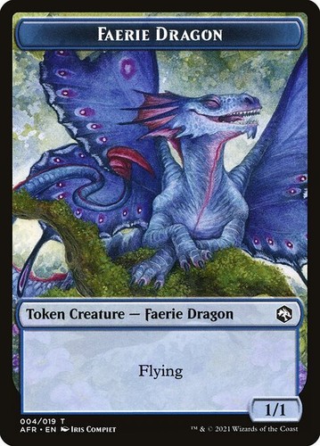Magic The Gathering Premium Bulk Token Packs - Faerie Dragon 1/1 x10 ...