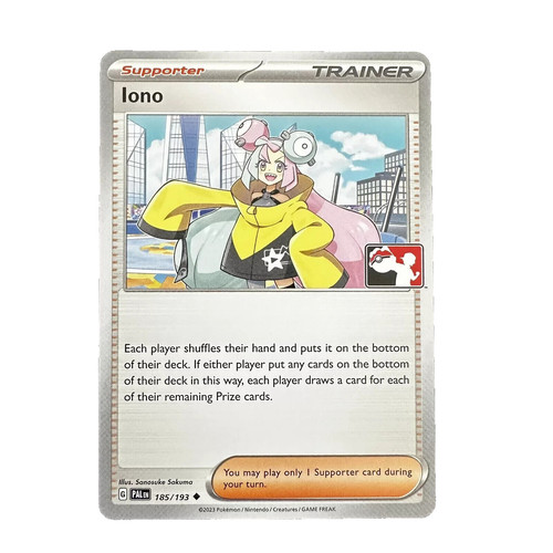 Iono 185/193 Play Promo Pokemon Card NM | eBay
