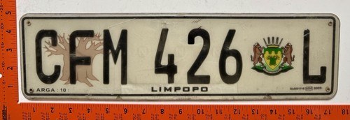 Limpopo, South Africa Passenger License plate | eBay