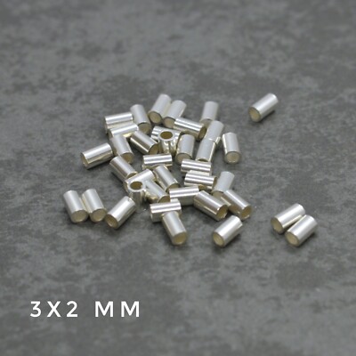 Sterling Silver Crimp Beads for sale | eBay