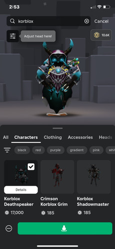 Roblox account ( A lot of robux, valk, korblox ) | eBay