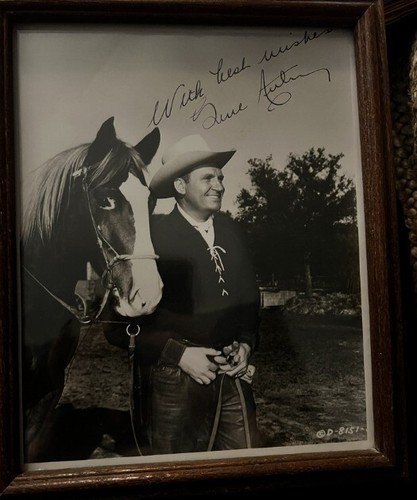 Gene Autry & Trigger Original Vintage 1940's SIGNED AUTOGRAPH photo ...