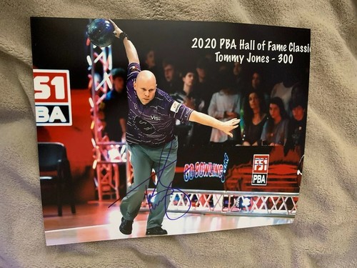Tommy Jones Signed 8 X 10 Photo Pba Pro Professional Bowling 300 Game ...