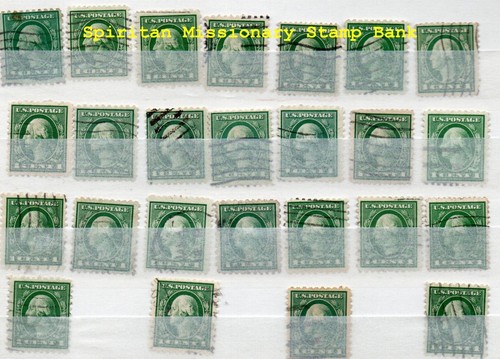 George Washington: 25 - .01 Cent Green Postage stamps (11-772) | eBay