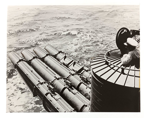 1940s US Navy Naval Ship Gun Turrets Ocean Commander Vintage Photo | eBay