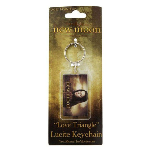 The Twilight Saga New Moon Lucite Keychain Love Triangle Premium High ...