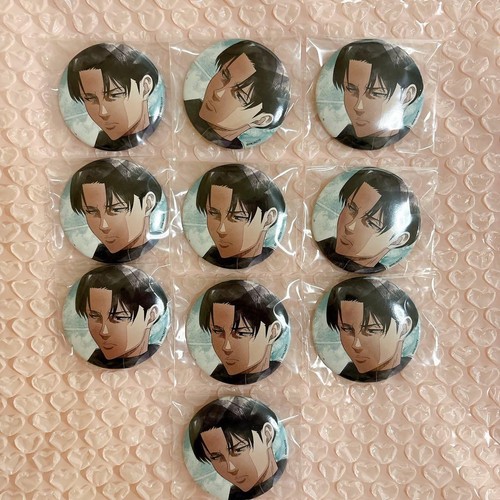 Attack on Titan Levi set of 10 badges | eBay