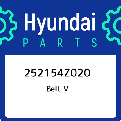 252154Z020 Hyundai Belt V 252154Z020 Genuine OEM Part for sale online ...