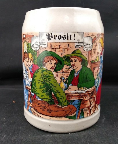 Stoneware Half Liter Beer Stein Unmarked Mint Condition Prosit | eBay