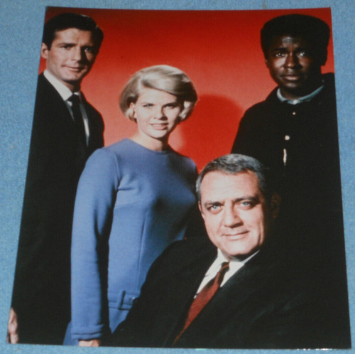 Vintage TV Show Color Photo Ironside Raymond Burr Don Galloway Barbara ...