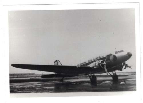 VINTAGE C:1980 EASTERN AIRLINES PROP PLANE ON TARMAC B&W 5X7 PHOTO | eBay