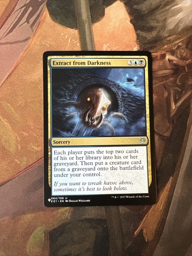 Magic the Gathering MTG Extract from Darkness (1424) Mystery Booster LP ...