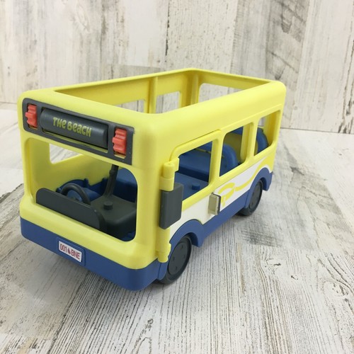 Bluey Yellow School Bus City Bus Chunky Chimp Poster Blue NEW | eBay