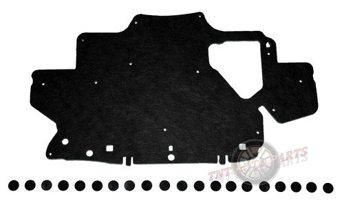 1989 Acura Integra Hood Insulation Pad 1/2" With Clips Heat Blanket ...