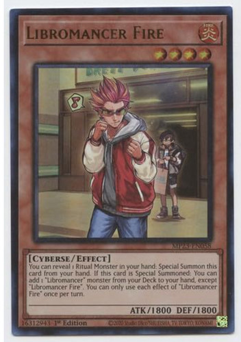 Yu-Gi-Oh! - Libromancer Fire - MP23-EN058 - Ultra Rare - 1st Ed - NM/M ...