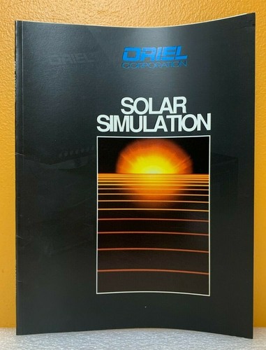 Oriel Corporation 1993 Solar Simulation Catalog. | eBay