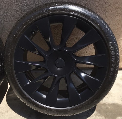 (1) OEM 20” TESLA MODEL Y FACTORY ORIGINAL INDUCTION WHEELS RIM TIRE | eBay