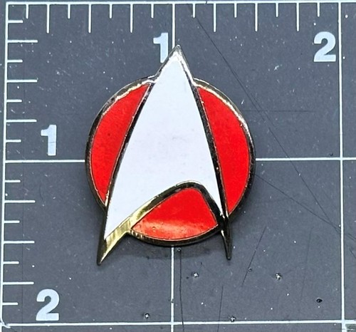 Star Trek TMP Era Red Engineering Delta Pin | eBay