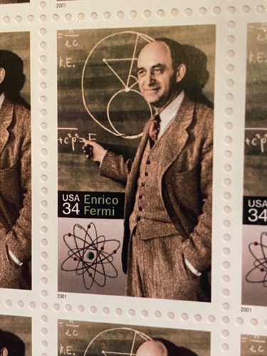 Enrico Fermi USPS 34 Cent Stamps (Full Sheet of 20, Unused/MNH) | eBay