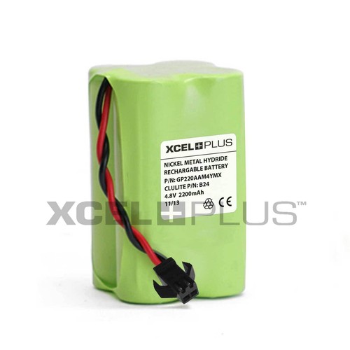 Clulite B24 Rechargeable 4.8V Torch Battery for CLUB-1, INT-1 & FAN-1 ...