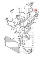 Genuine AUDI VW SEAT Coolant Hose With Quick Release Coupling ...