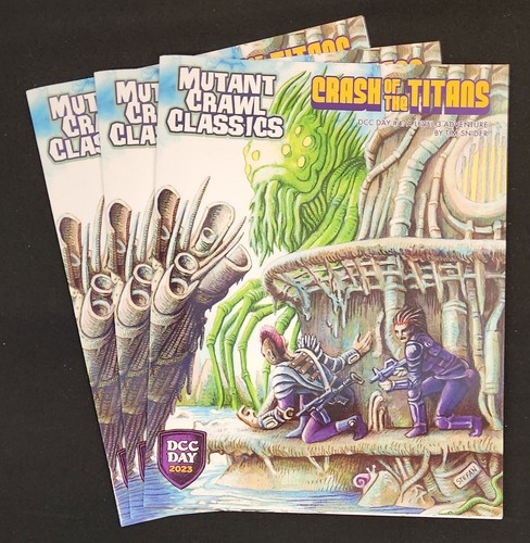 Mutant Crawl Clasics MCC RPG DCC Day 2023 Crash of the Titans LOT - P30 ...