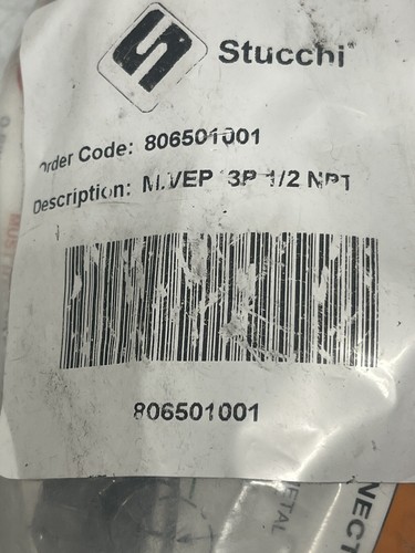 New Stucchi 806501001 Male VEP 13P 1/2” NPT Fitting Quick Coupling | eBay