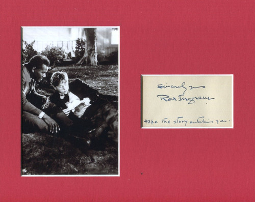 Rex Ingram The Adventures of Huckleberry Finn Signed Autograph Photo ...