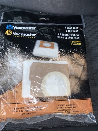 Vacuum Dust Bags 3 Pack Vacmaster 4-5 Gallons Dry for Vacmaster & Shop ...