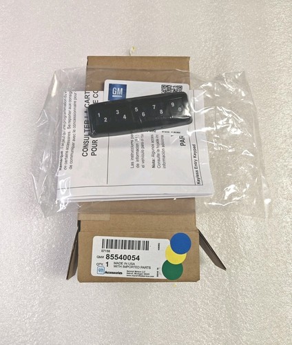 New OEM 2017-2025 Chevrolet GMC Buick Cadillac Keyless Entry Keypad ...