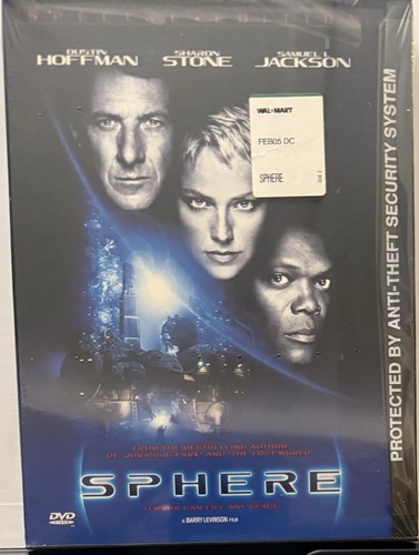 Sphere (DVD, 1998) Dustin Hoffman Sharon Stone Samuel L Jackson NEW ...