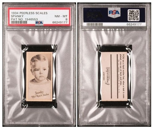 1934 Peerless Scales Card Spanky PSA 8 NM MT 1 Of 2 ONE HIGHER RARE | eBay