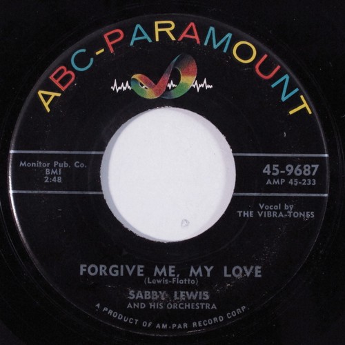 Doo Wop 45 SABBY LEWIS Forgive Me, My Love ABC-PARAMOUNT HEAR k | eBay