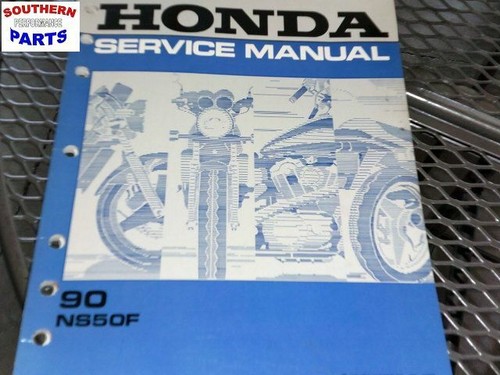 GENUINE HONDA SERVICE SHOP MANUAL RARE NS50F 1990 (LB) | eBay
