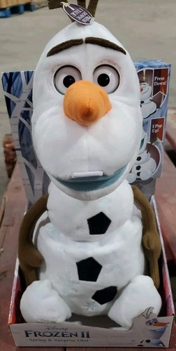⭐️ NEW Spring & Surprise Olaf Talking Plush Snowman Disney Frozen Plush ...